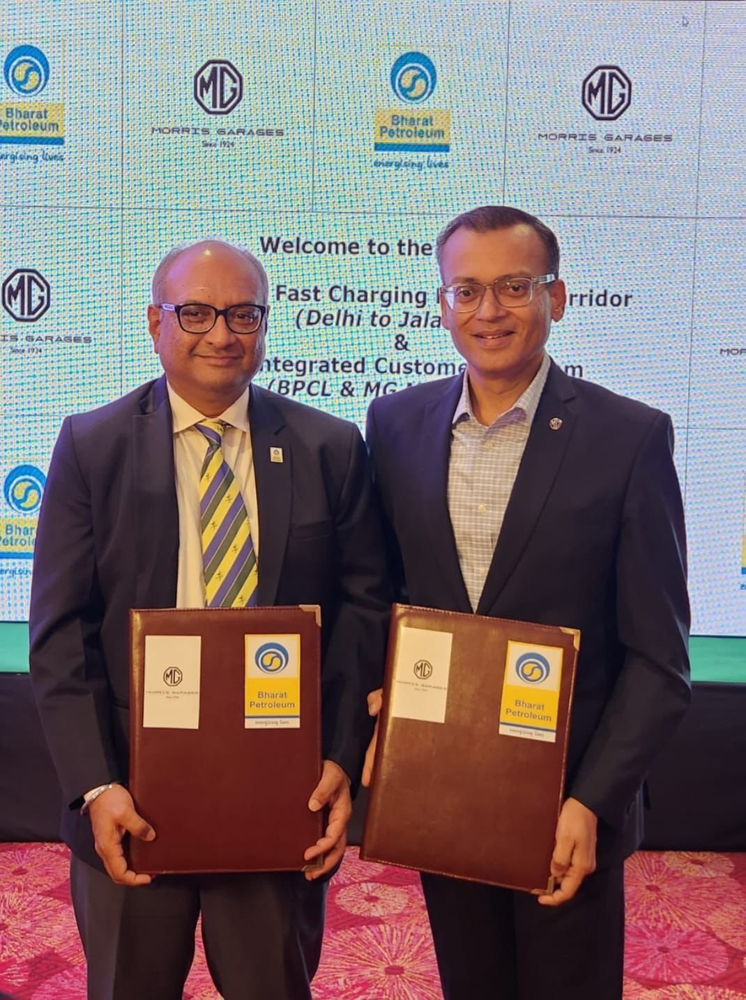 MG Motor India partners with Bharat Petrolium for Charging Infra ...